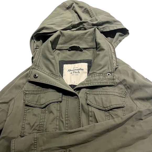 Abercrombie & Fitch | Jackets & Coats | Abercrombie Fitch Jacket Long Womens M Olive Green Parka ...